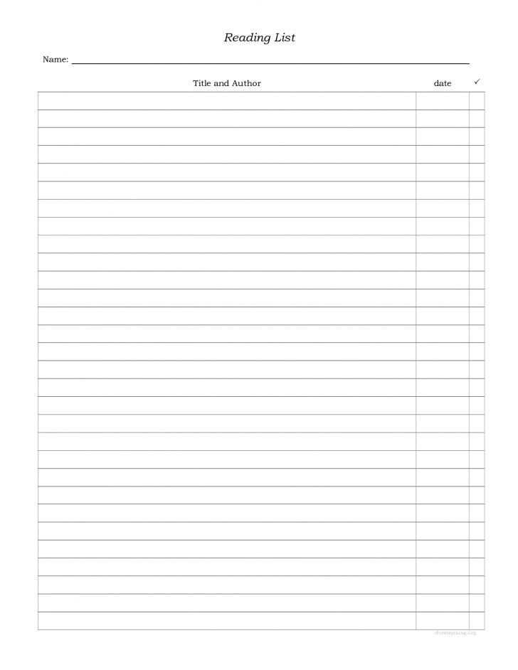 Printable Numbered Lined Paper