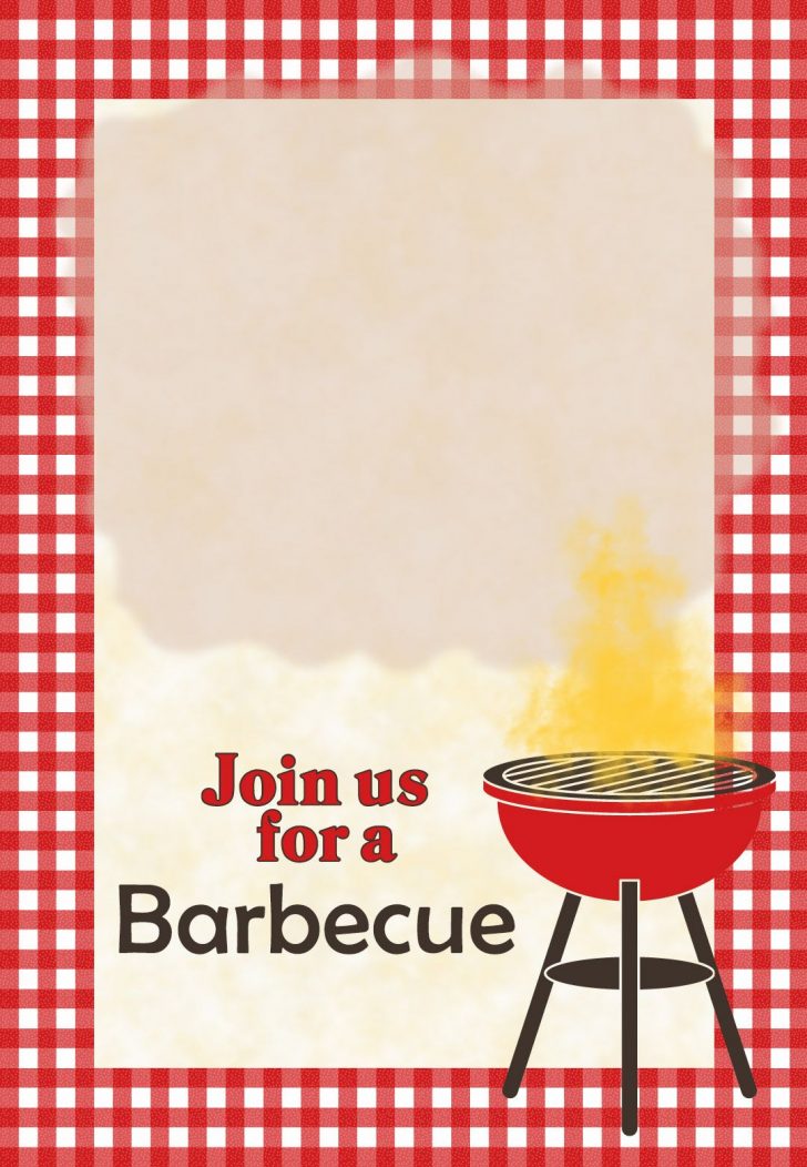 A Barbecue Free Printable Party Invitation Template Greetings 