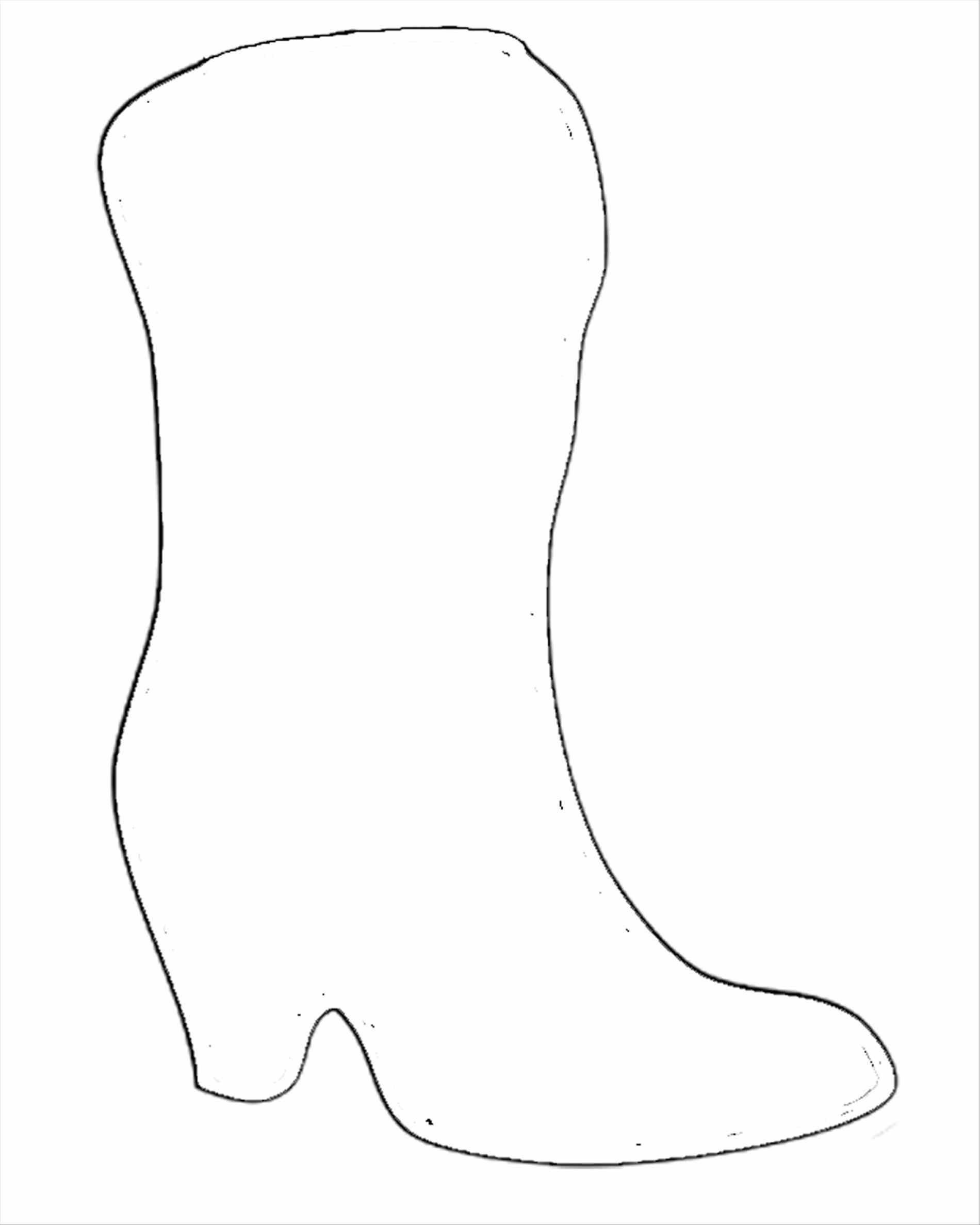 Free Printable Cowboy Boot Stencil Free Printable