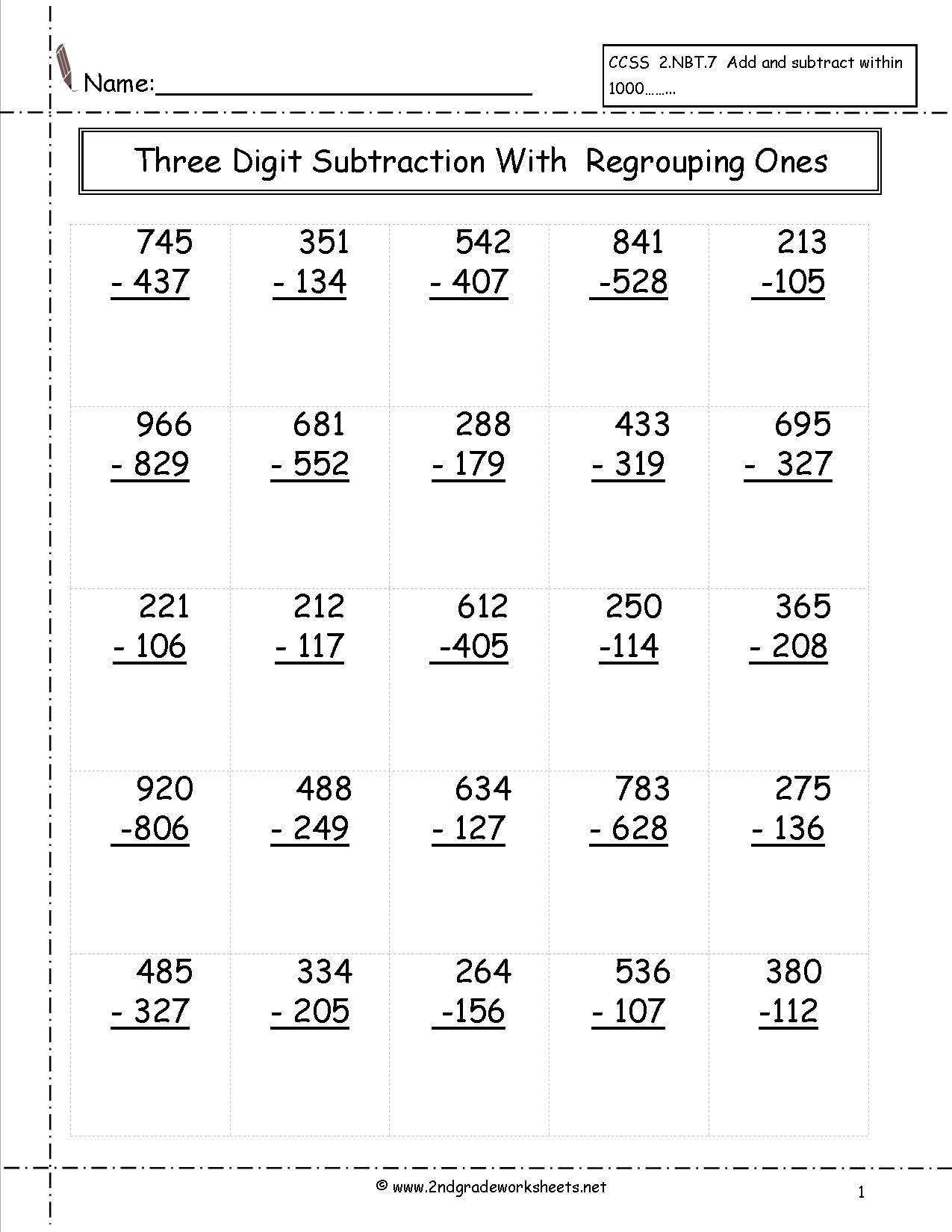 Free Math Printables For 2Nd Grade Free Printable