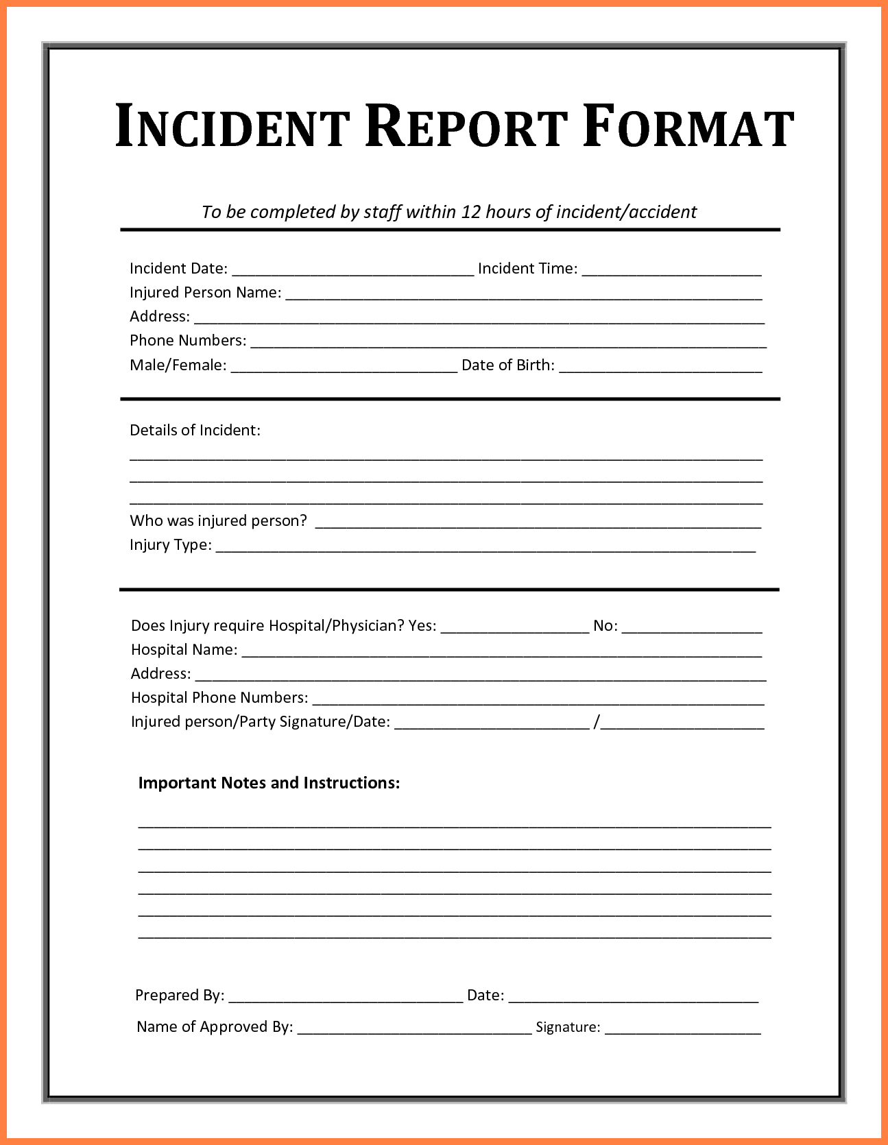 20 Police Report Template Examples Fake Real Template Lab 