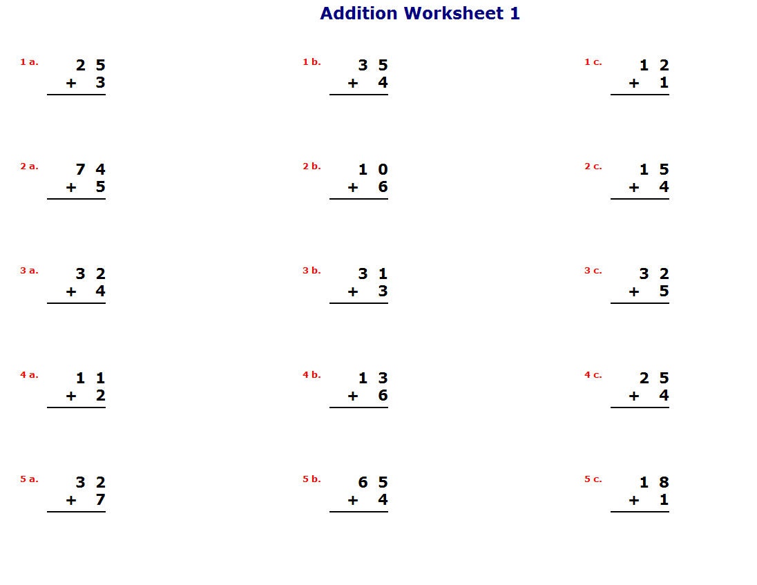 Addition 5 Worksheet Math Worksheets Fun Free K5 Worksheets 