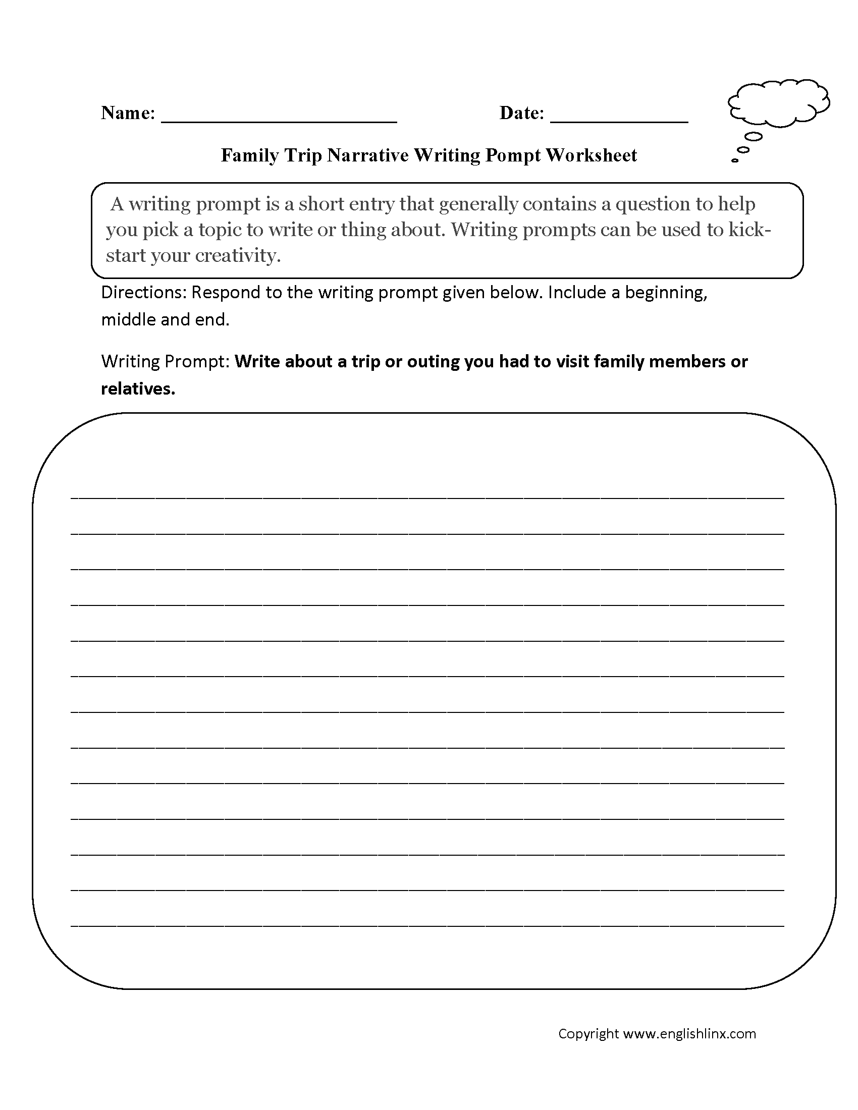 6th Grade Writing Worksheets Printable Free Printable Writing 