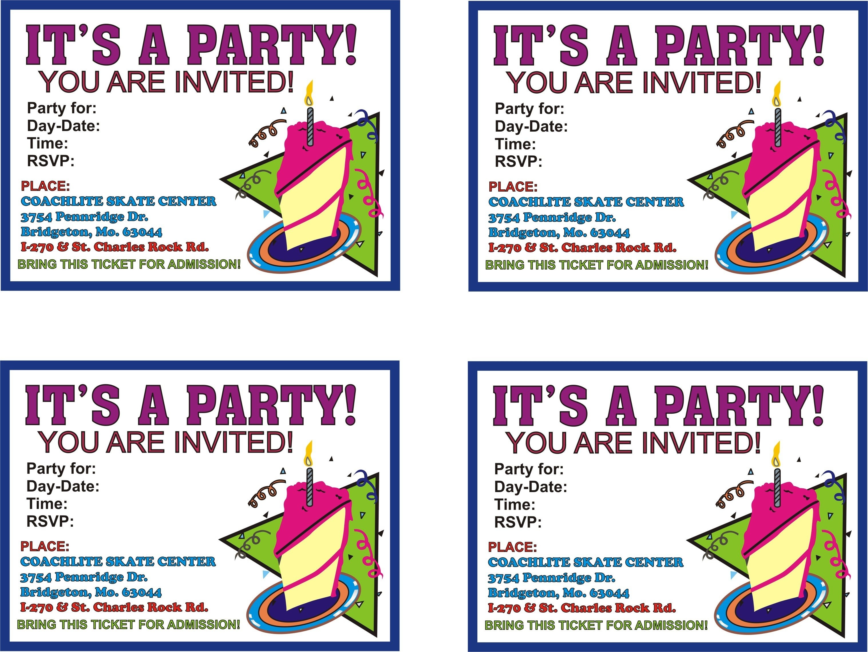 Make A Birthday Invitation Online Free Printable Free Printable