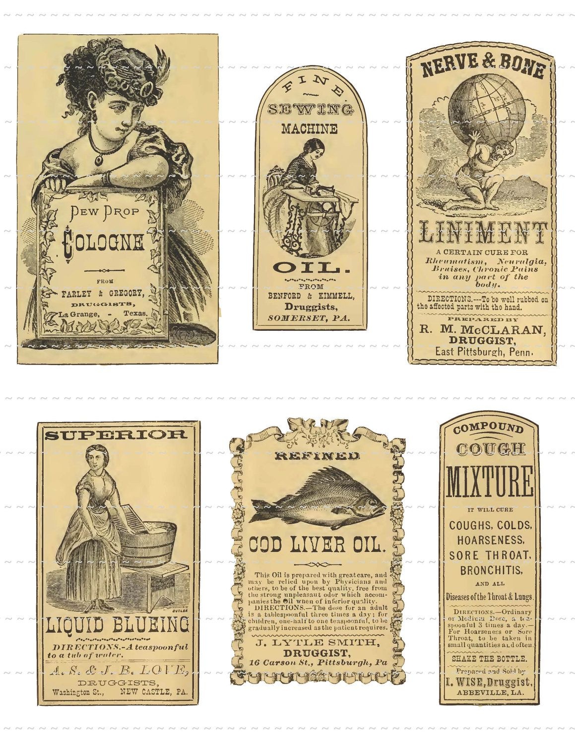 Free Printable Old Fashioned Labels Free Printable