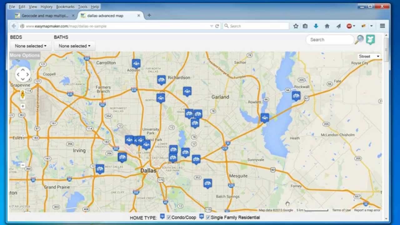 Create A Map Easily Map Multiple Locations From Excel Data Free 