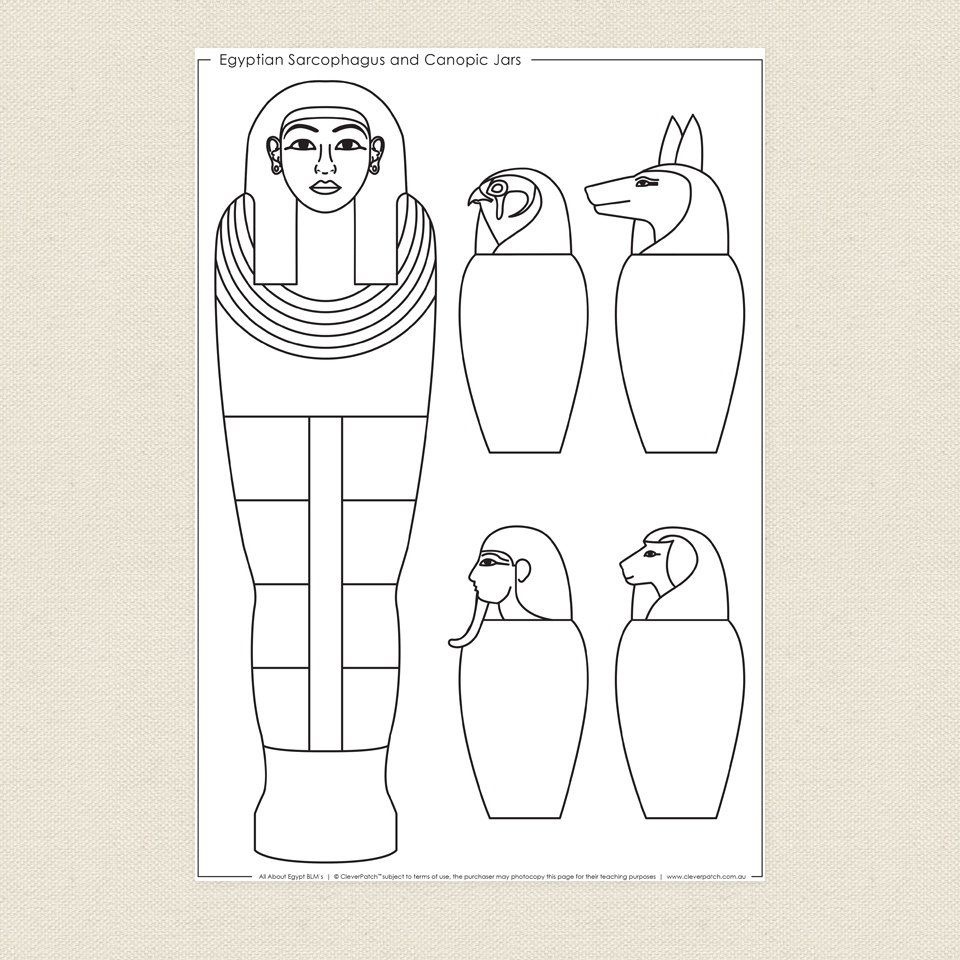 Free Printable Sarcophagus Template Printable