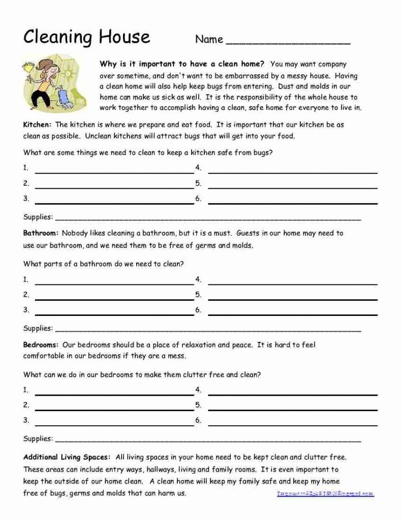 Free Printable Life Skills Worksheets For Adults Free Printable