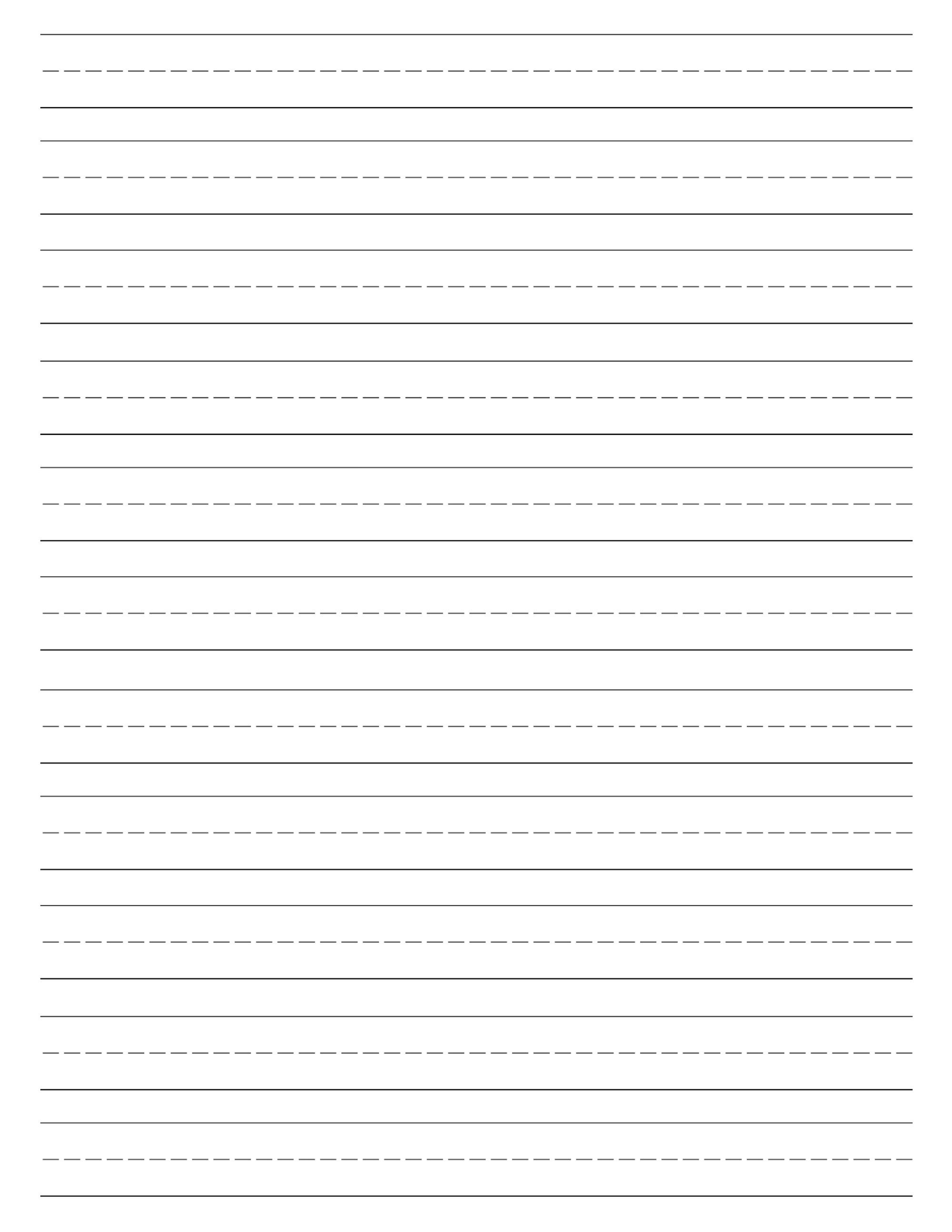 Blank Handwriting Worksheets Printable Free Free Printable