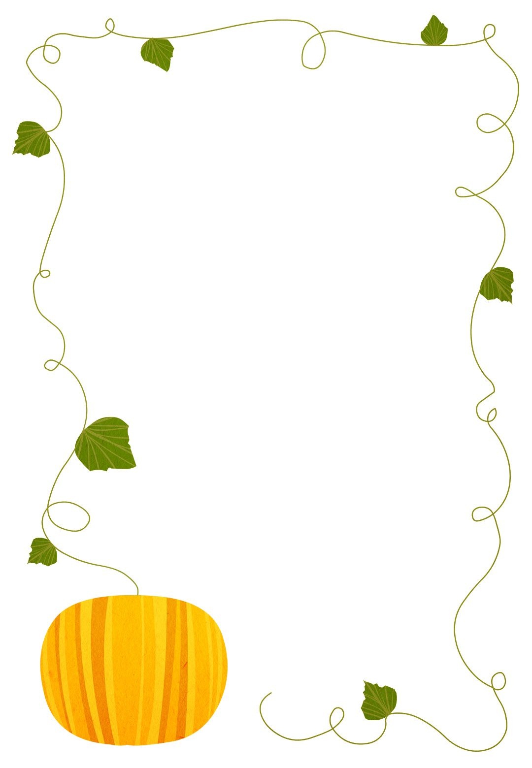 Pumpkin Shape Template Printable Free Free Printable