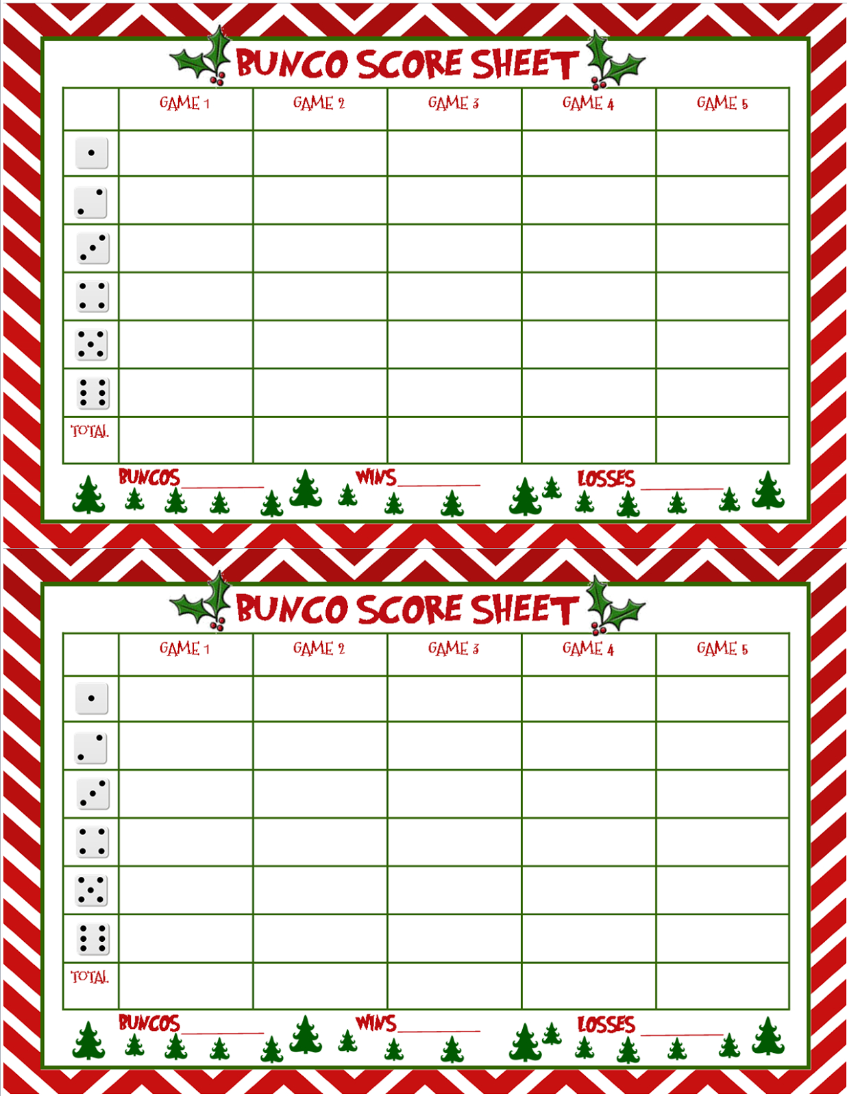 Free Bunco Printables Printable Word Searches