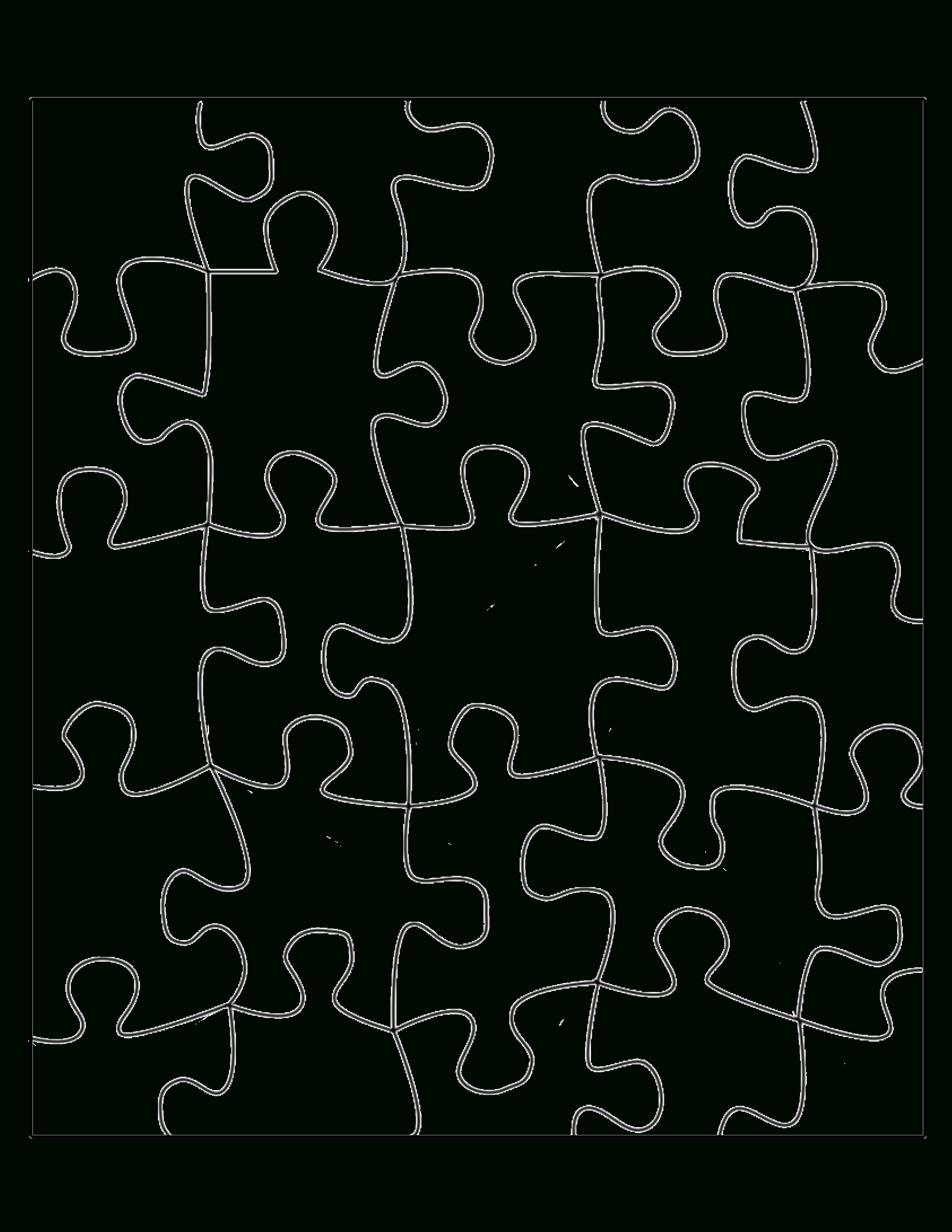 Free Printable Blank Jigsaw Puzzle Pieces Free Printable