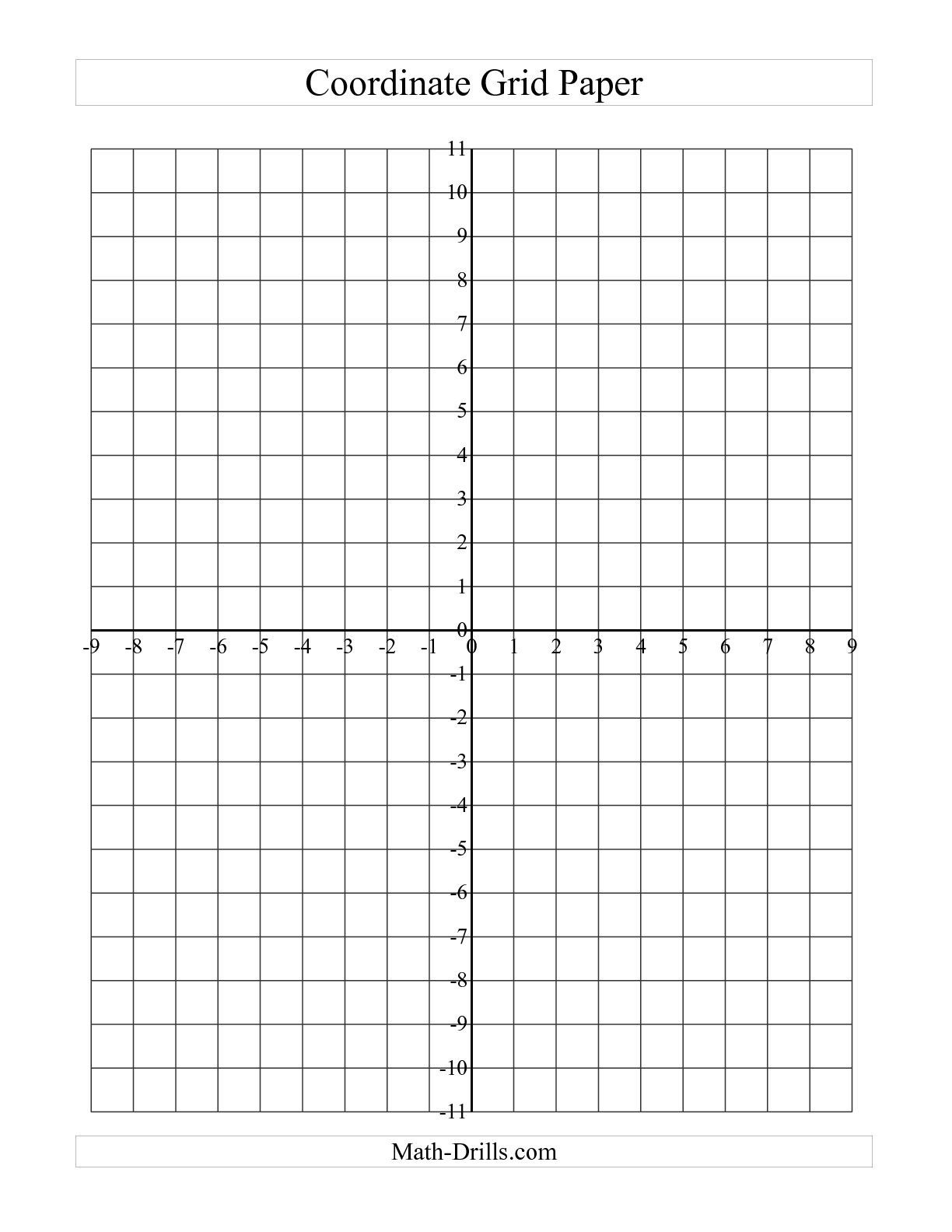 Free Printable Coordinate Graphing Worksheets